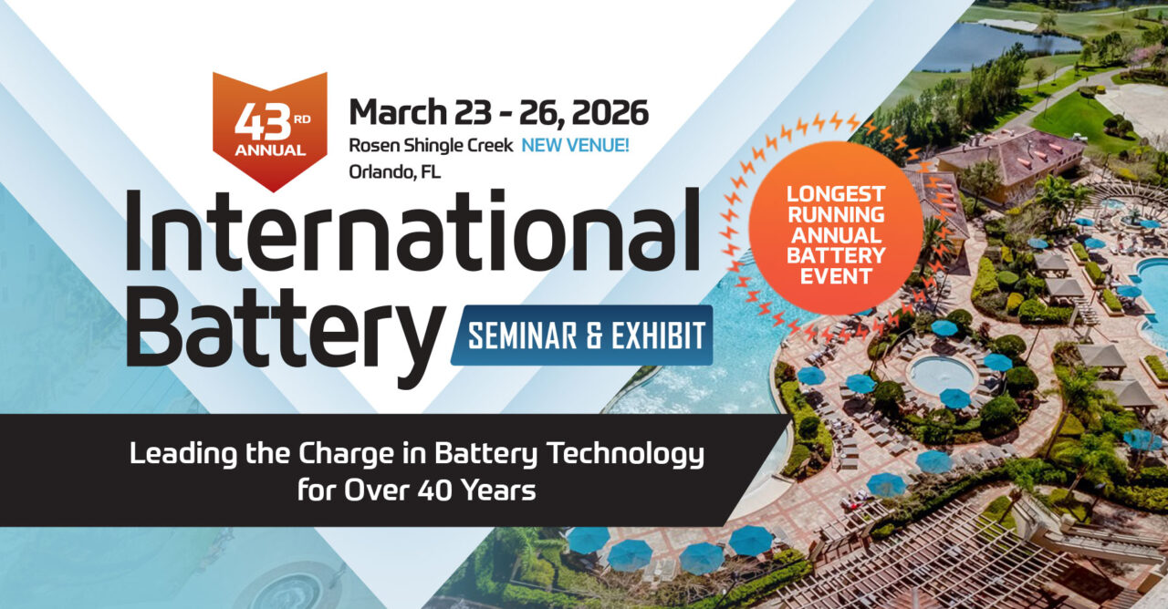 43rd Annual International Battery Seminar & Exhibit - ITAD Daily